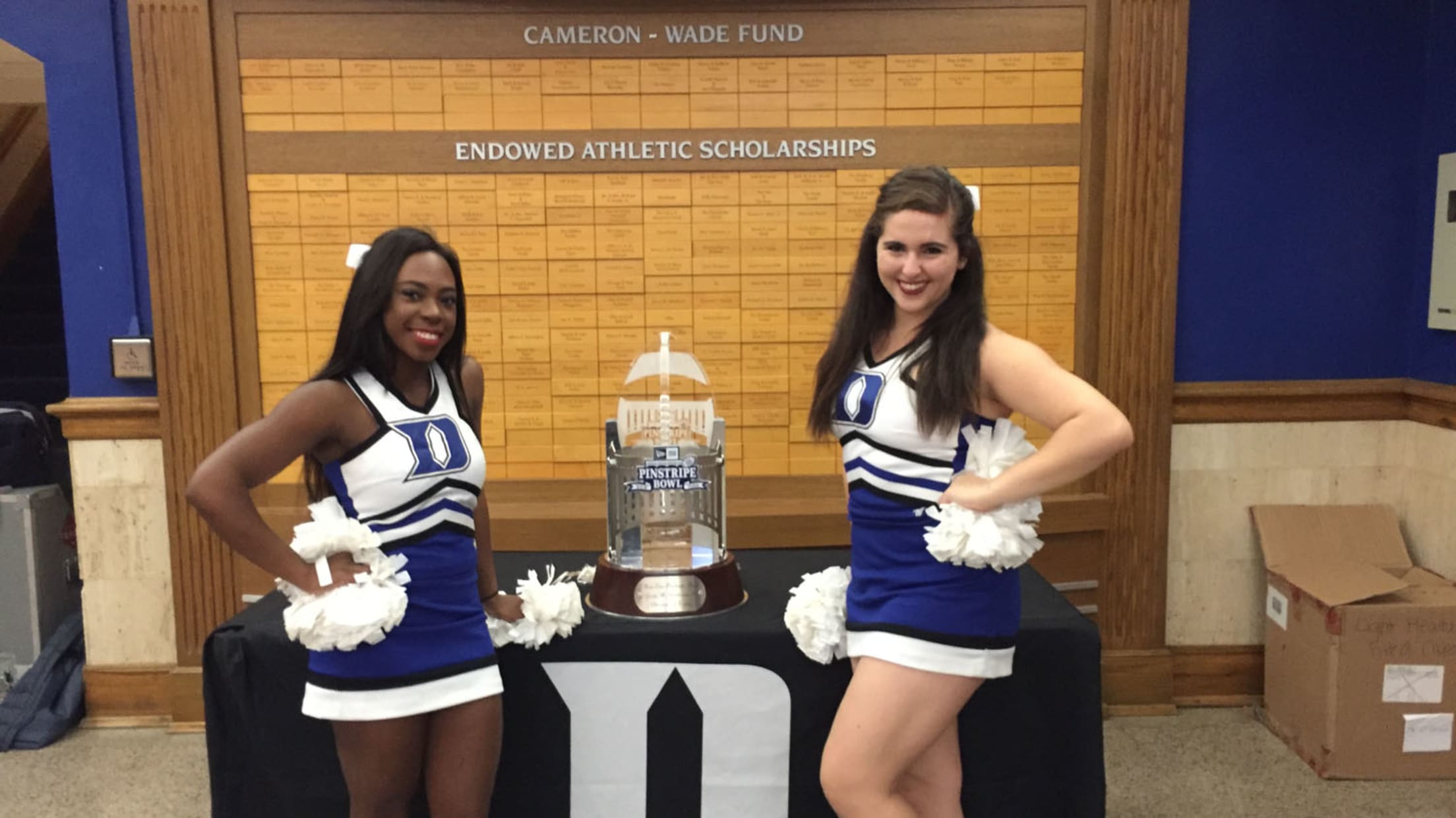 Duke Trophy Tour Photos | Pinstripe Bowl | New York Yankees