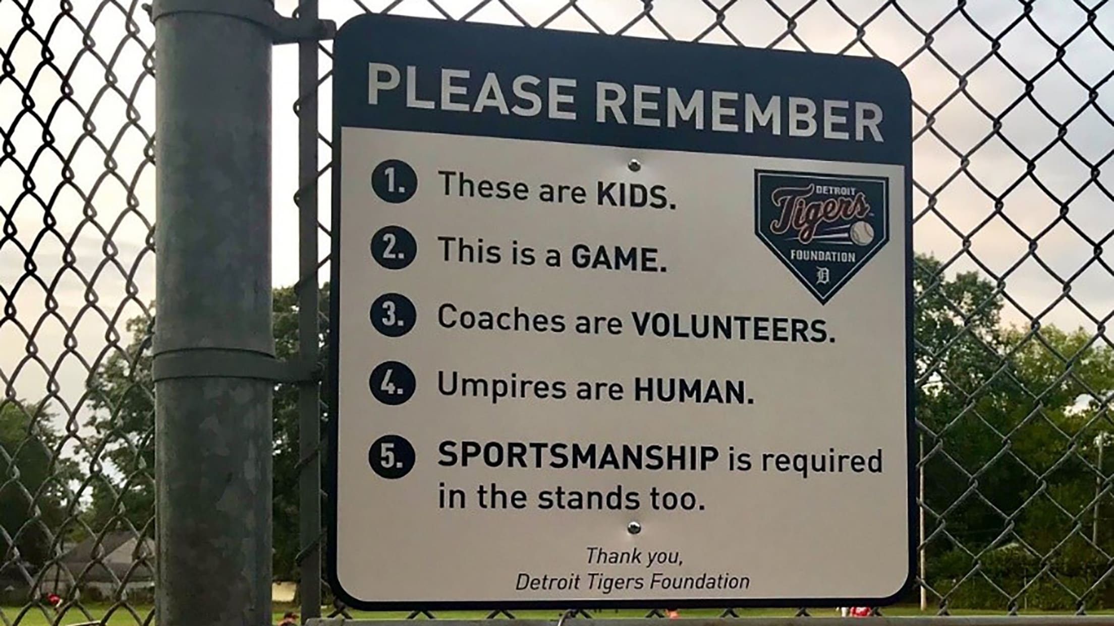 Youth Sports Programs | Detroit Tigers