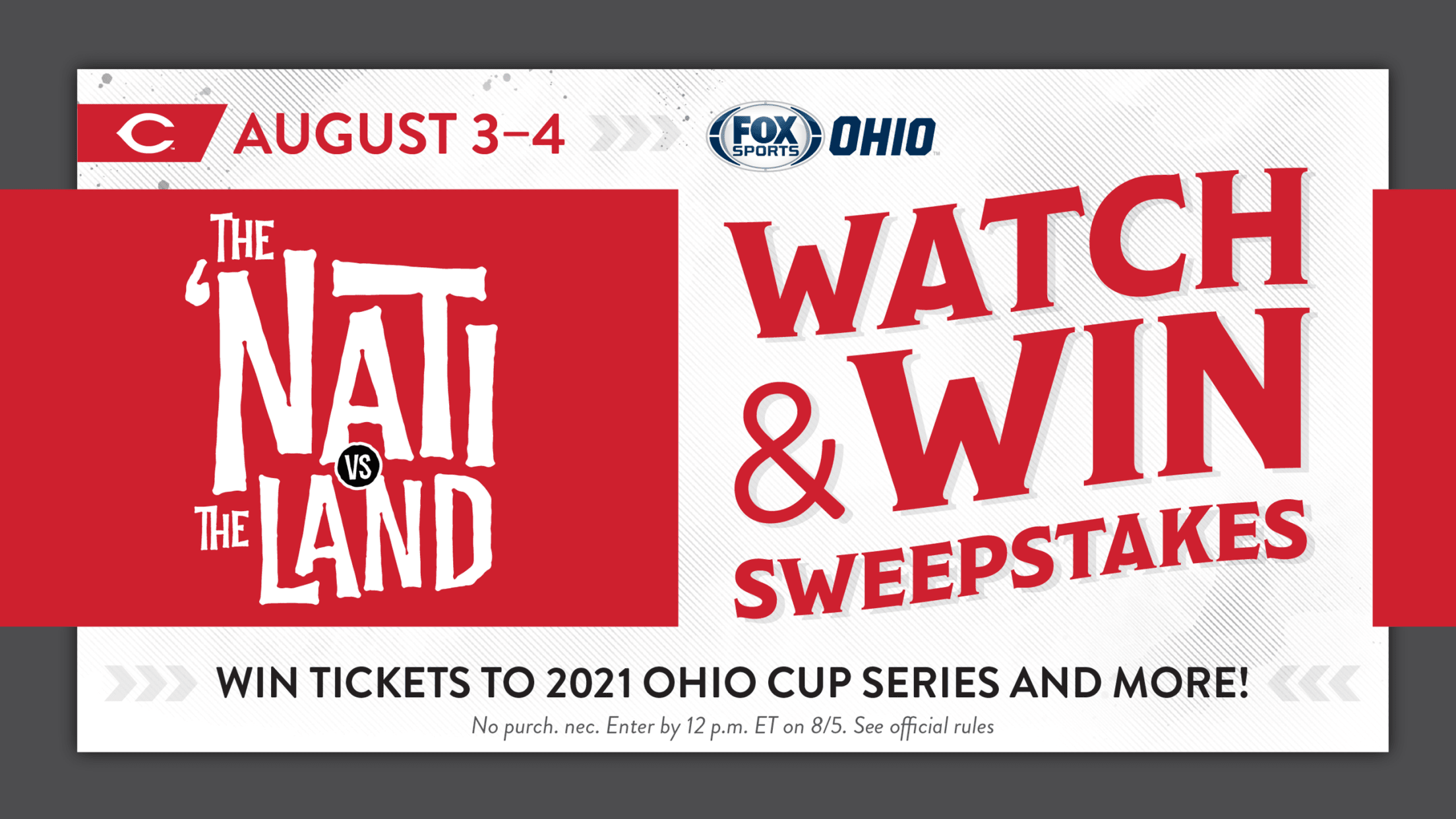 Reds Watch and Win Sweepstakes | Cincinnati Reds