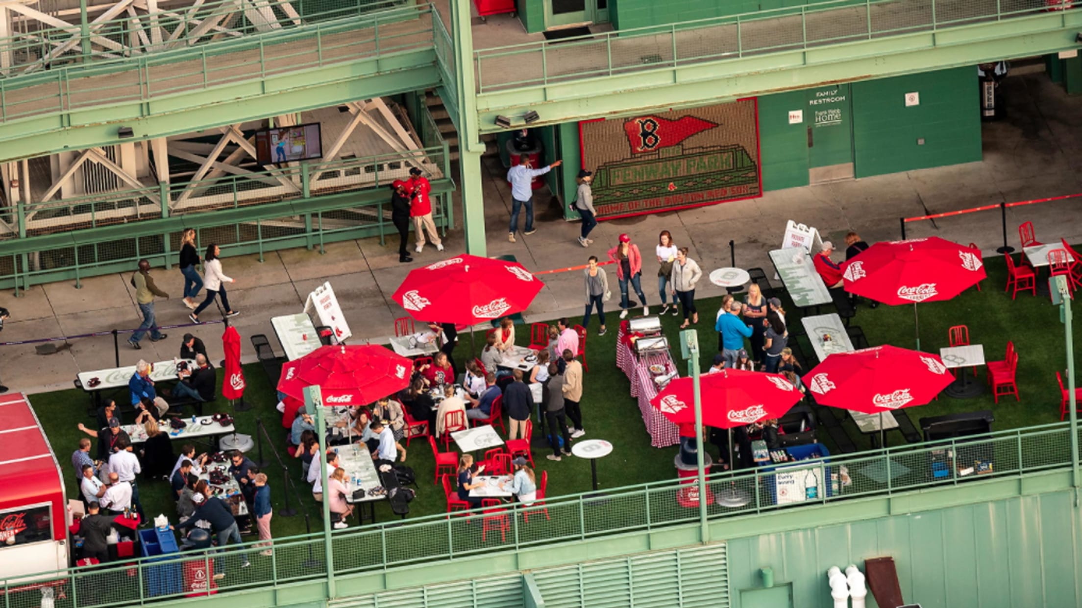 Center Field Batting Practice | Boston Red Sox