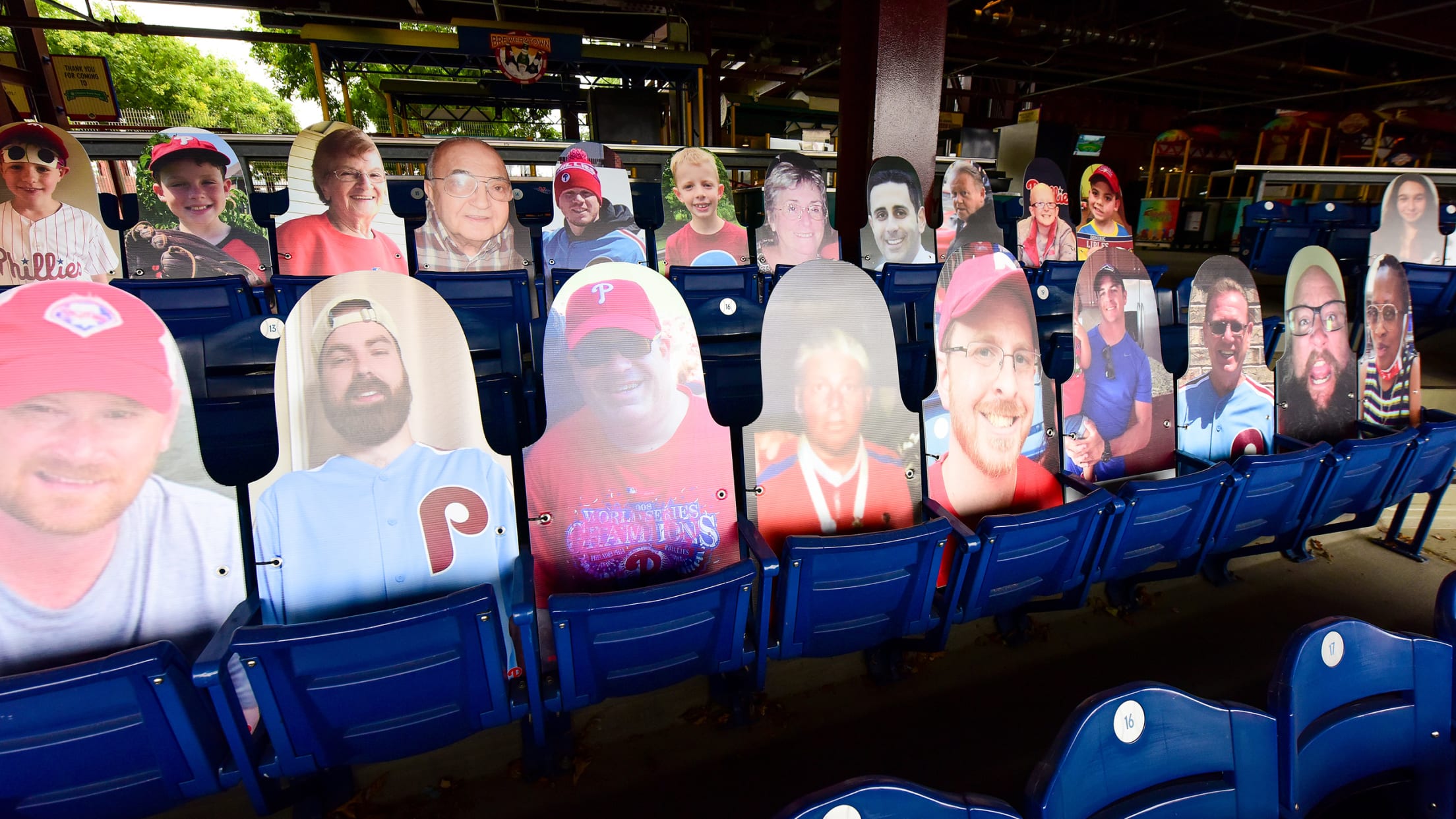 Phillies Game Face Fan Photo Cutouts | Philadelphia Phillies
