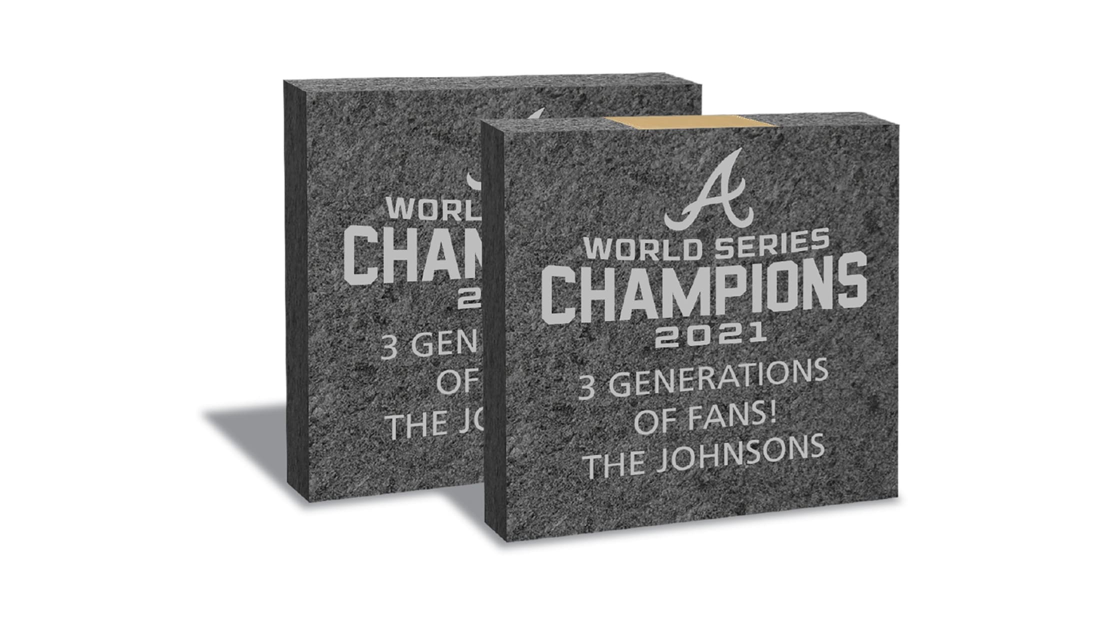 2021 World Series Championship Legacy Bricks | Atlanta Braves