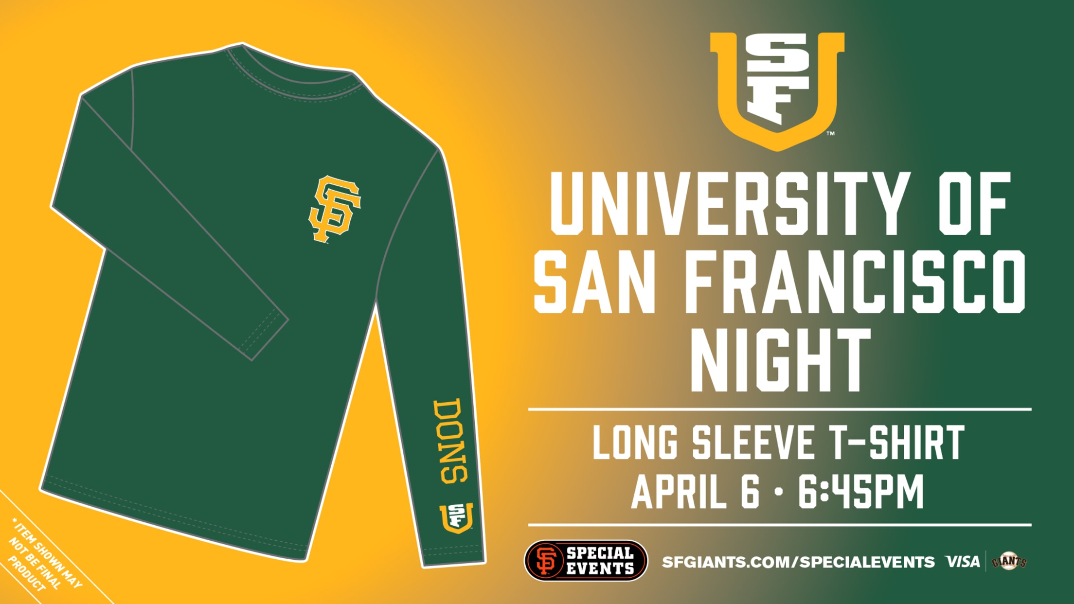 University of San Francisco Night | Special Event | San Francisco Giants
