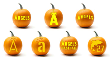 Angels Pumpkin Stencils | Los Angeles Angels