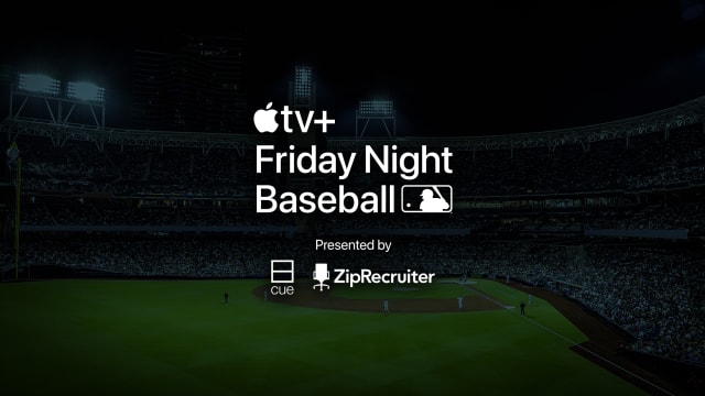 MLB, Apple TV+ Friday night schedule