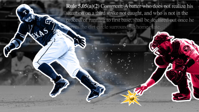 Dropped third strikes: A look at baseball's strangest rule