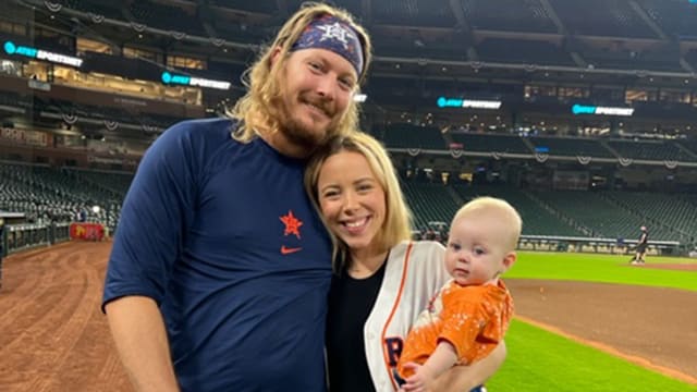 Ryne Stanek celebrating first Father's Day