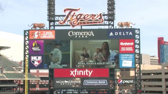 Tigers surprise players with family video tribute