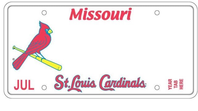 Cardinals License Plates | St. Louis Cardinals