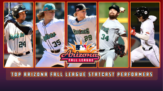 Arizona Fall League Statcast top performers