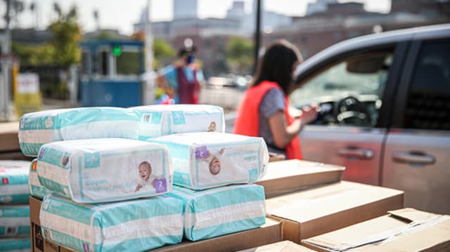 Diaper Distribution at PNC Park | Pittsburgh Pirates