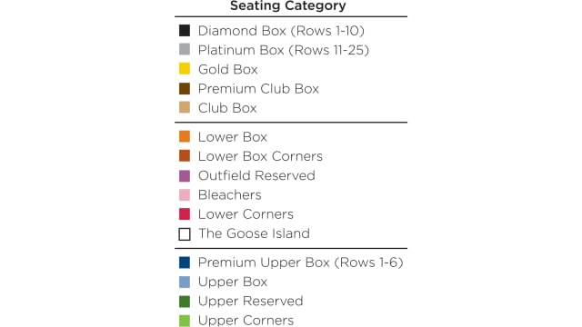 Seat Map | Guaranteed Rate Field | Chicago White Sox