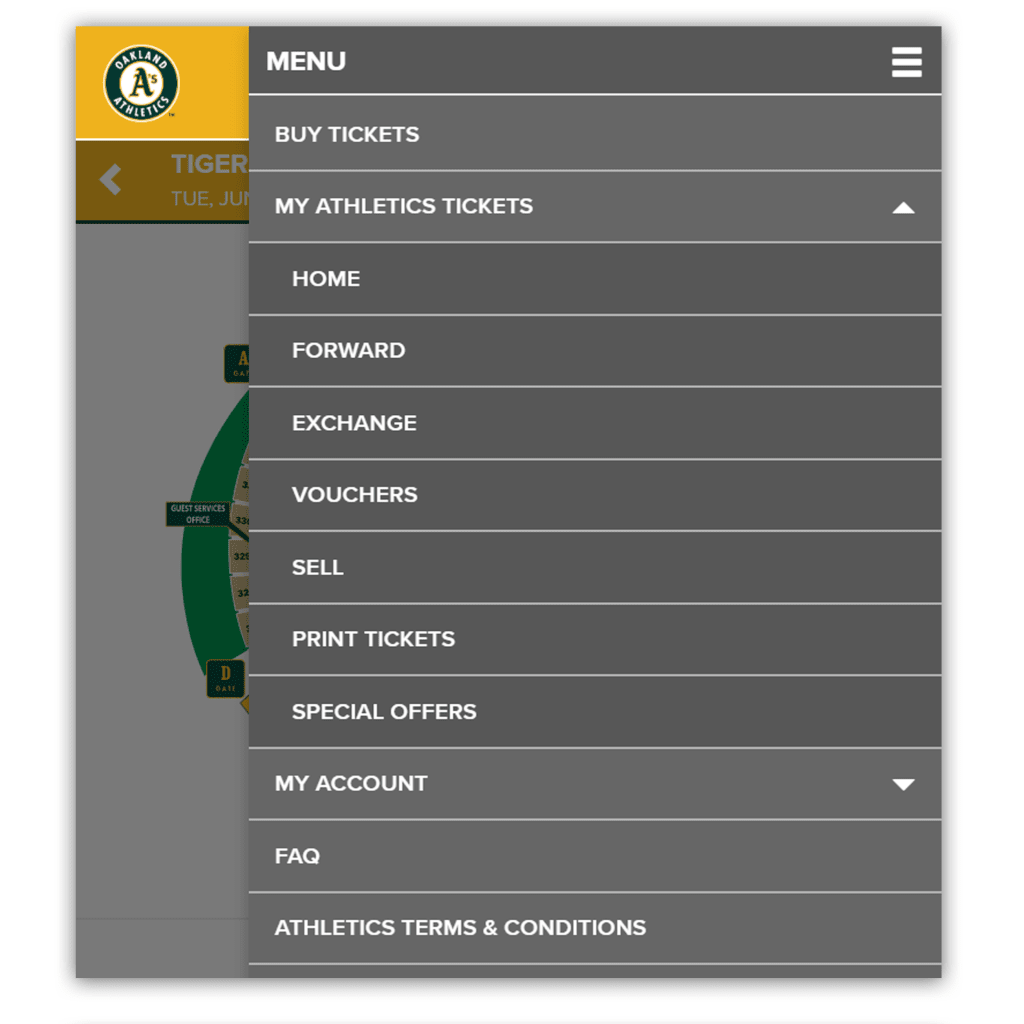 My A's Tickets: How to Use Digital Tickets | Oakland Athletics