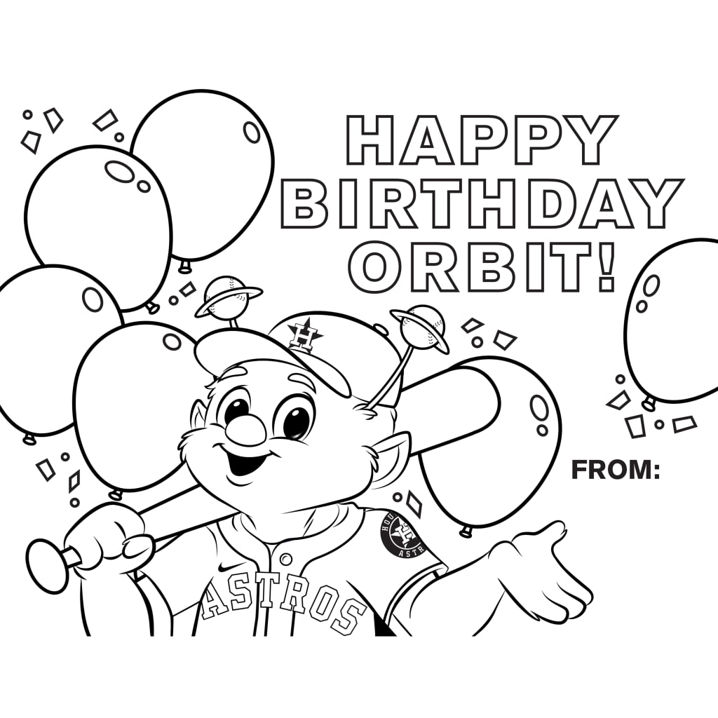 Orbit's Birthday Celebration | Houston Astros