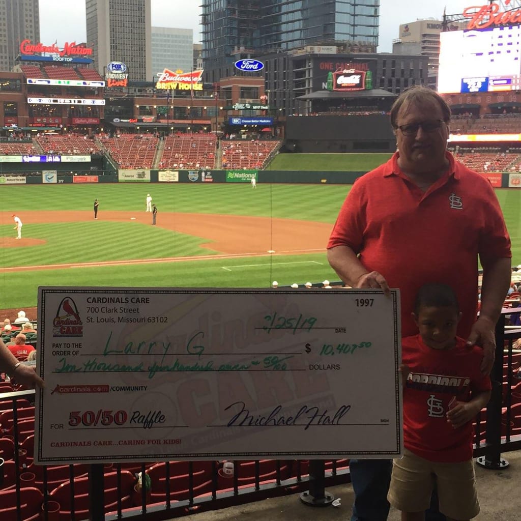 Cardinals Care 50/50 Raffle Winner Photos | St. Louis Cardinals