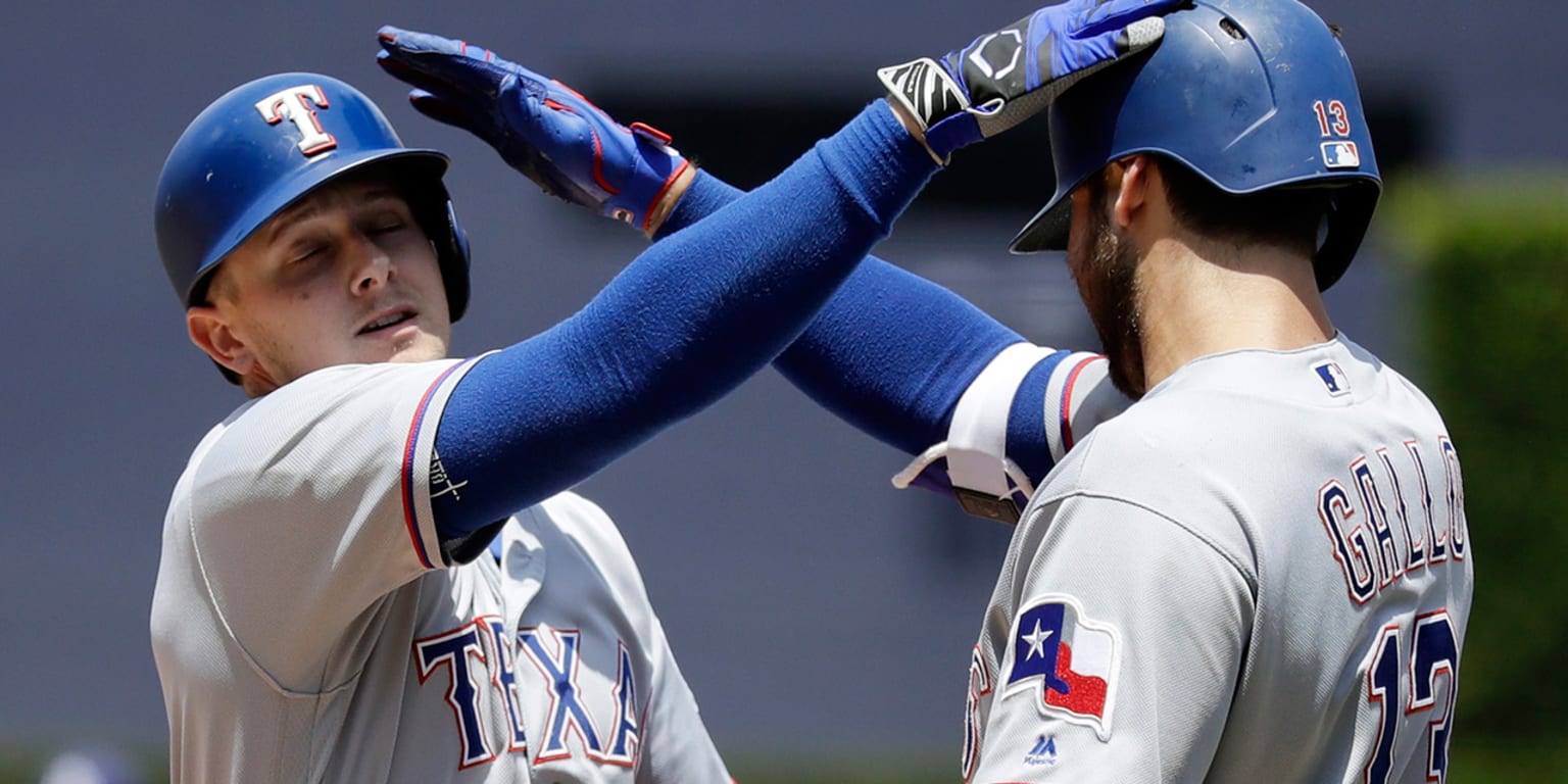 Ryan Rua, Joey Gallo, Robinson Chirinos homer