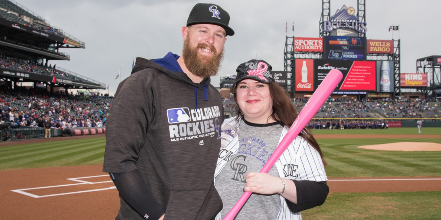 Rockies recognize Bat Girl winner Katie Parker