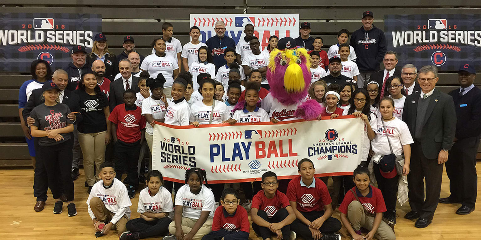 Rob Manfred attends Cleveland Play Ball event