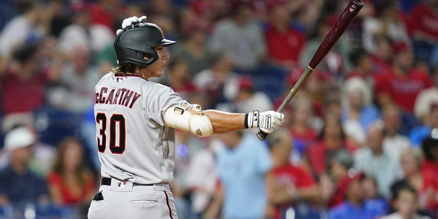 Jake McCarthy Major League debut for D-backs