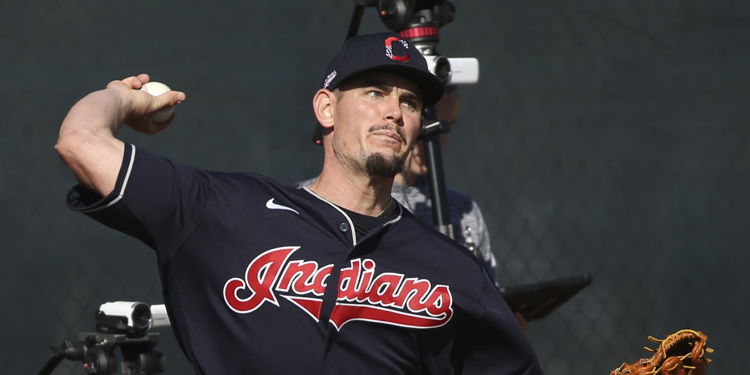 Nick Wittgren hit in the face by his son