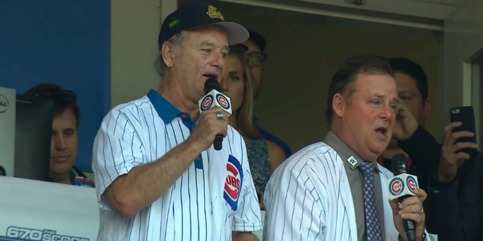 Bill Murray sang 'Take Me Out to the Ball Game' and inspired the Cubs ...
