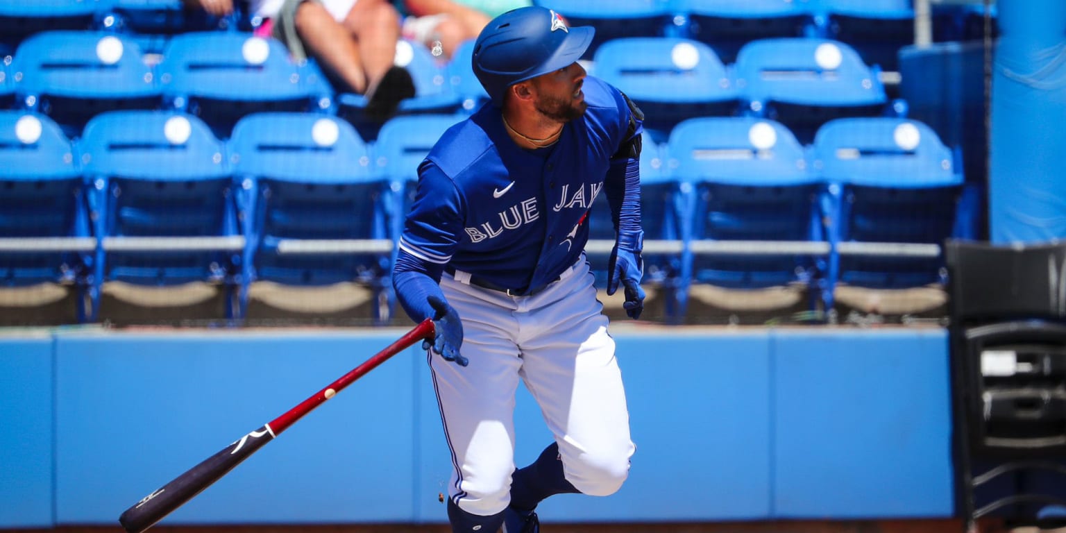 George Springer hits first home run for Blue Jays