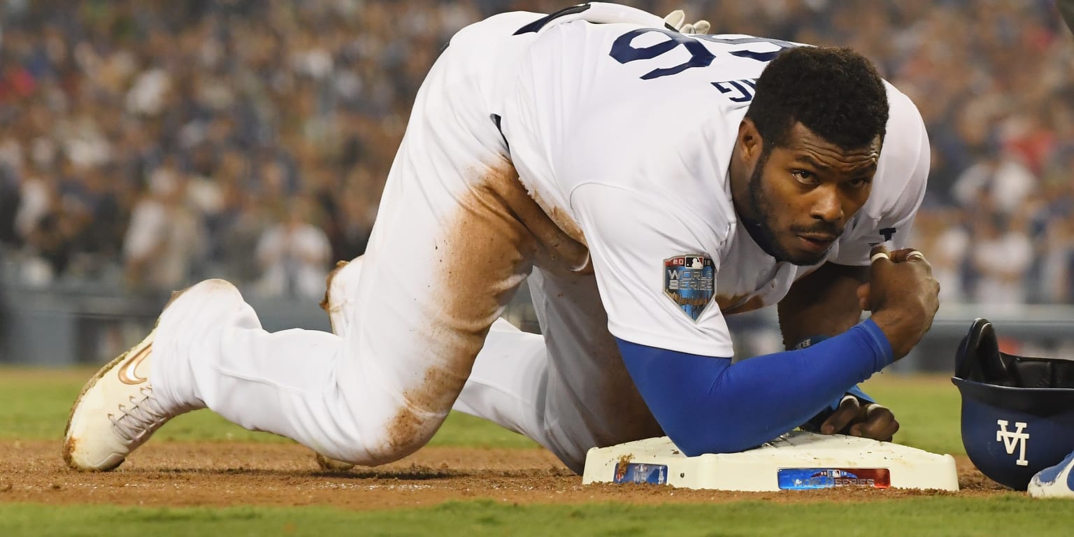 Yasiel Puig's bicep is probably bigger than your head | MLB.com