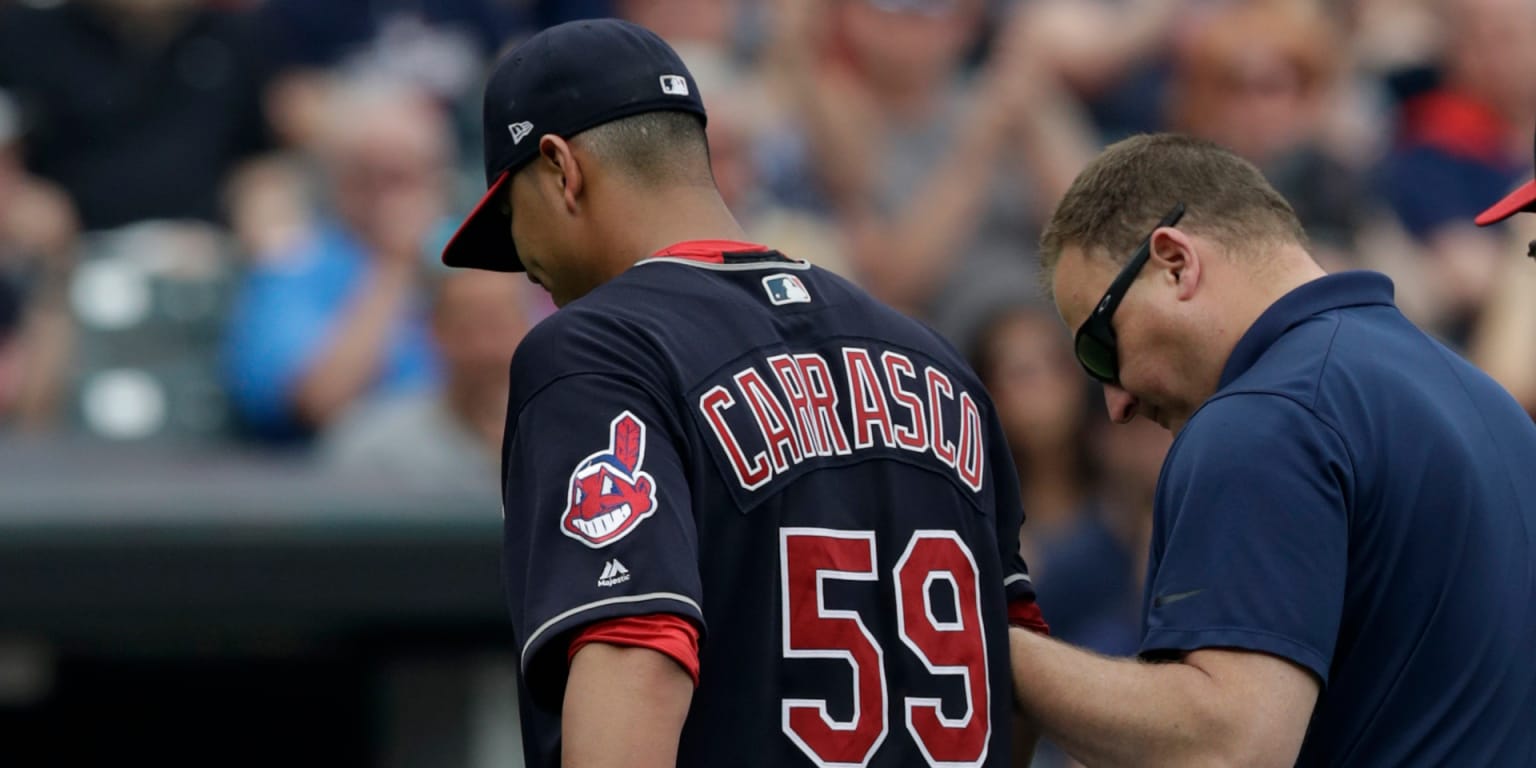 Indians place Carlos Carrasco on DL