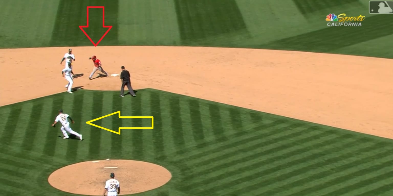 A's pull off unintended hidden ball trick | MLB.com
