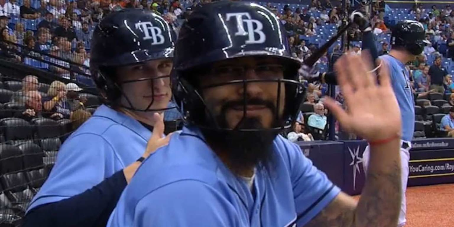 Sergio Romo was the Rays' batboy for the final game of the season, and ...