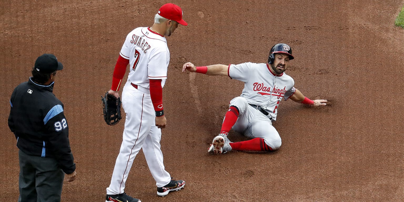 Adam Eaton scores Nationals first run of 2018