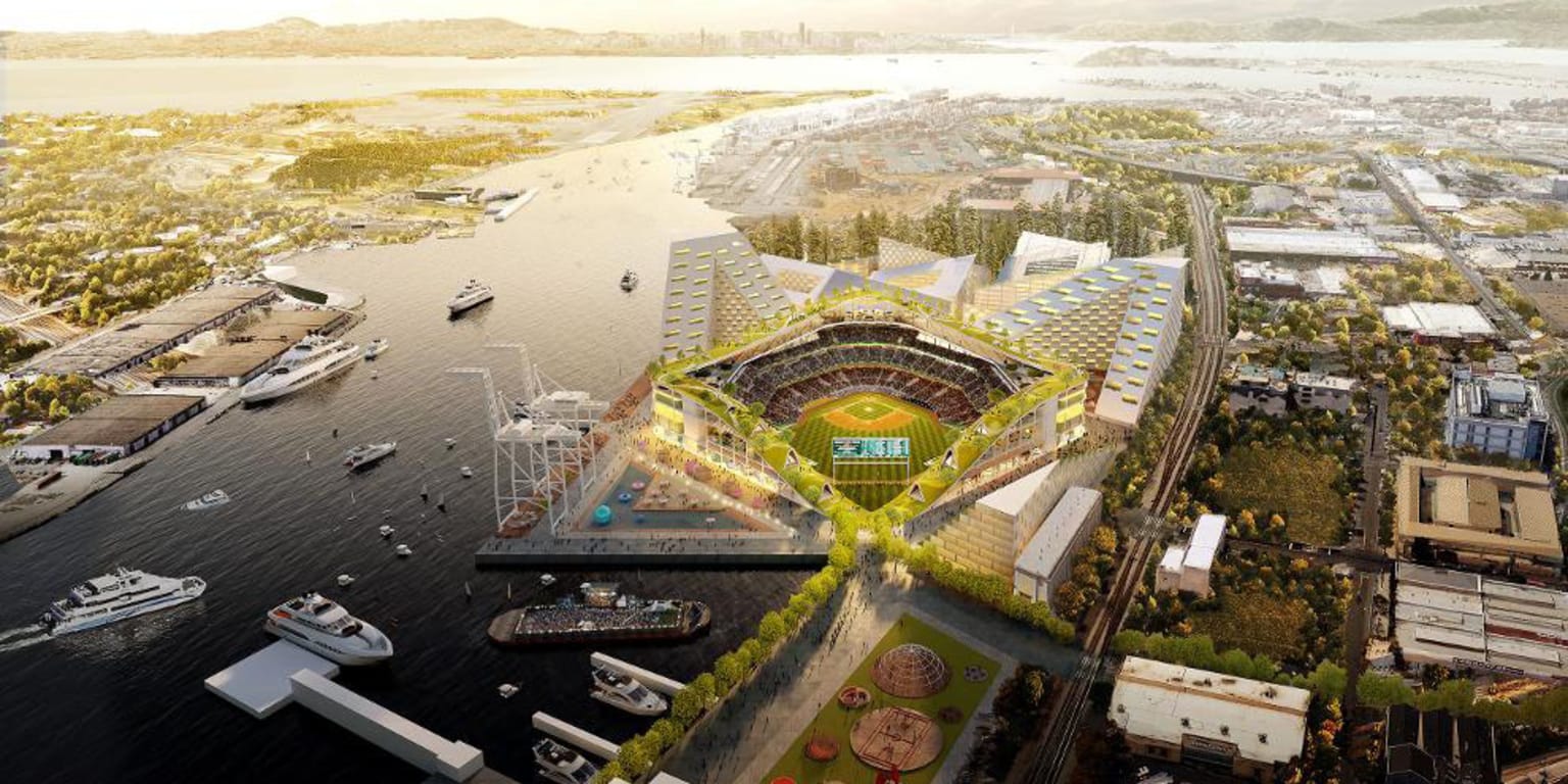 The A's proposed waterfront ballpark looks absolutely breathtaking ...