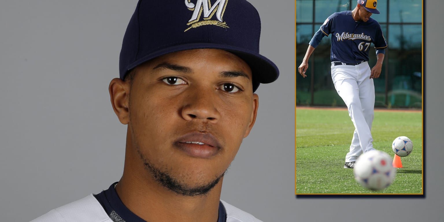 Angel Perdomo stands tall with Brewers