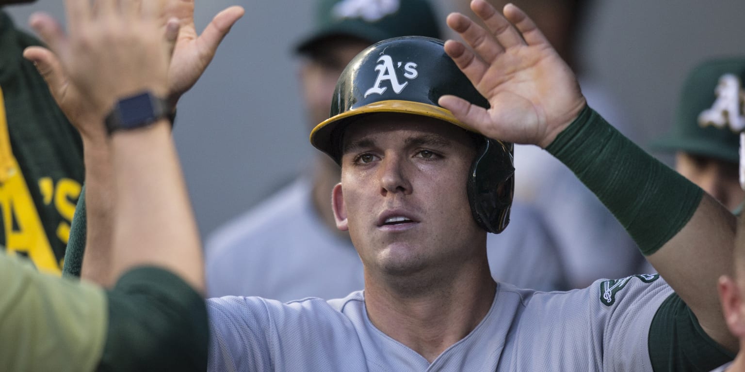 A's Ryon Healy knocks in go-ahead run in win