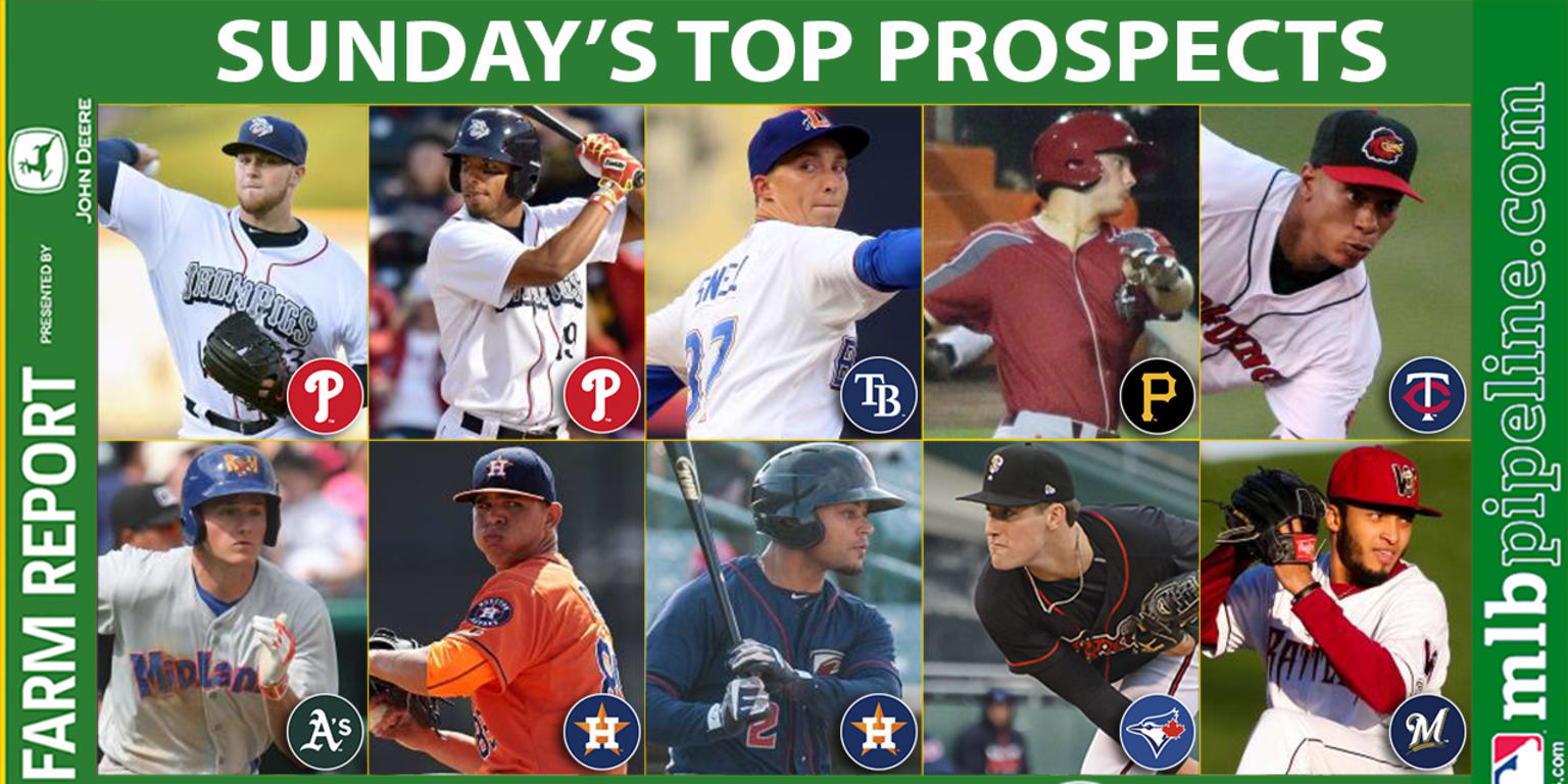 Jake Thompson among top prospect performers