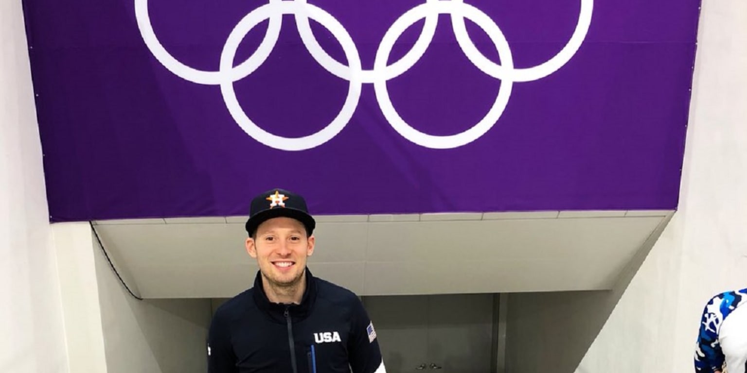There's an Astros cap at the Olympics thanks to Team USA speedskater ...