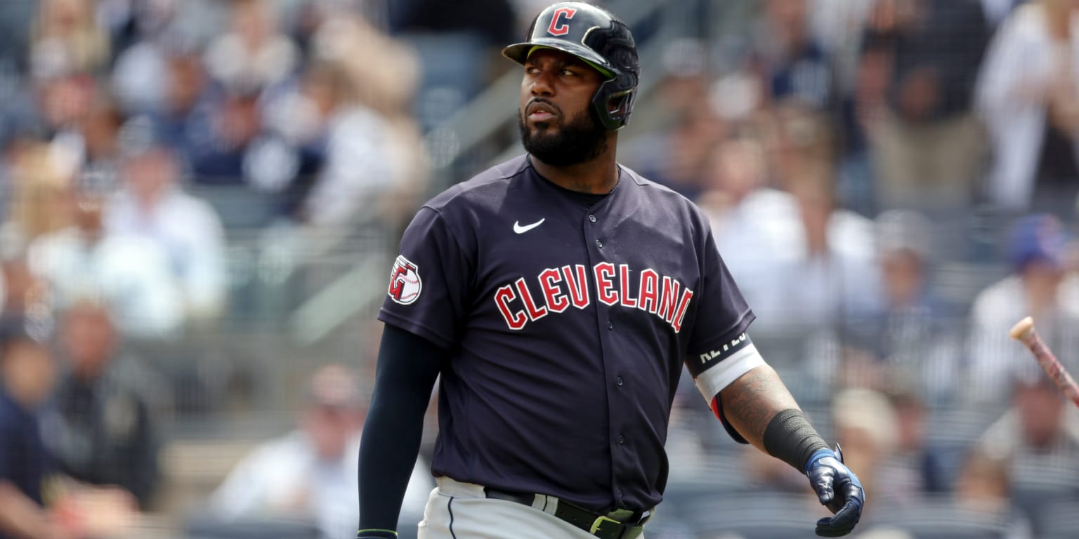 Franmil Reyes struggling offensively for Guardians