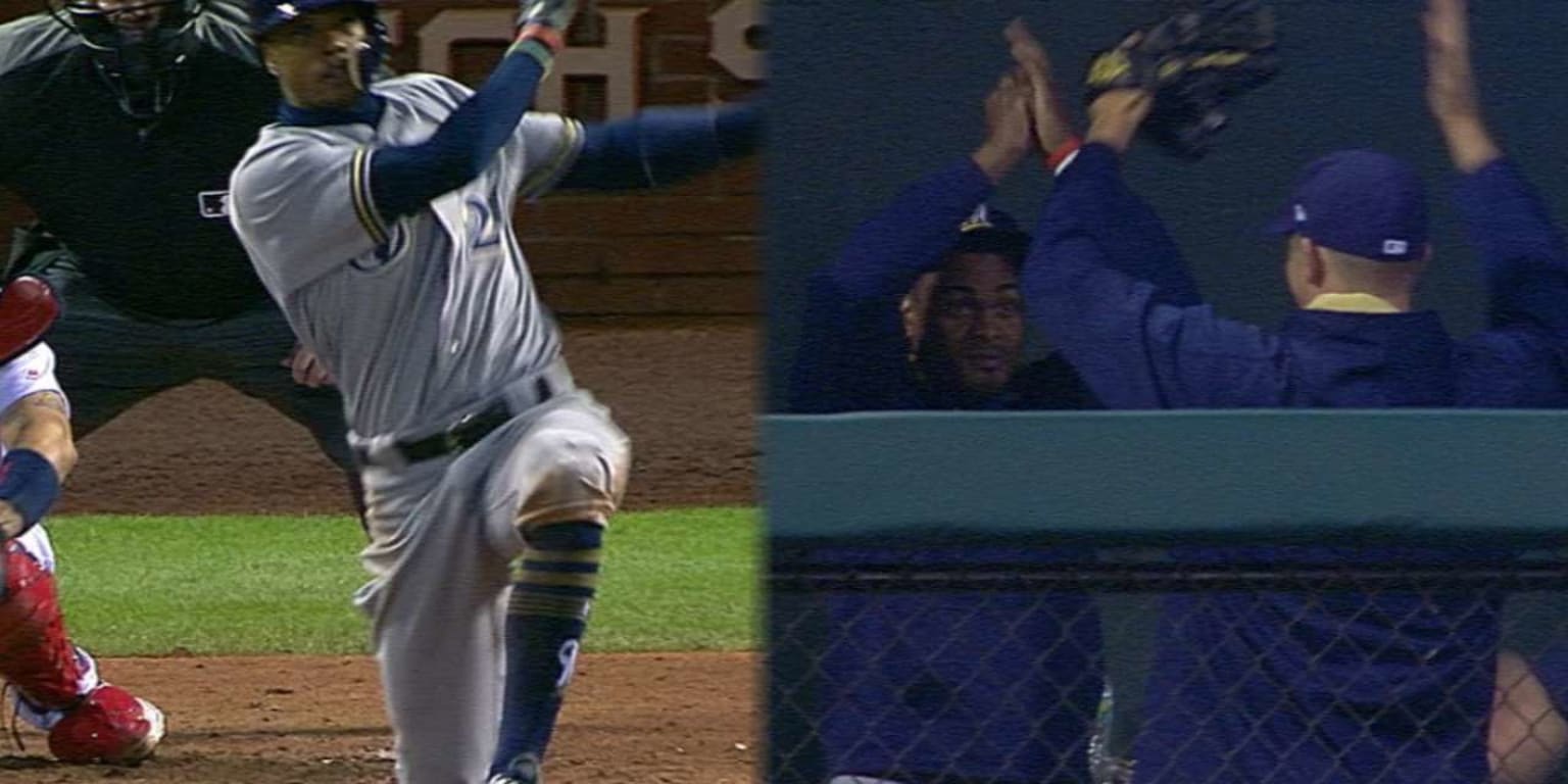 Keon Broxton paid tribute to Adrian Beltre by hitting a dinger from one ...