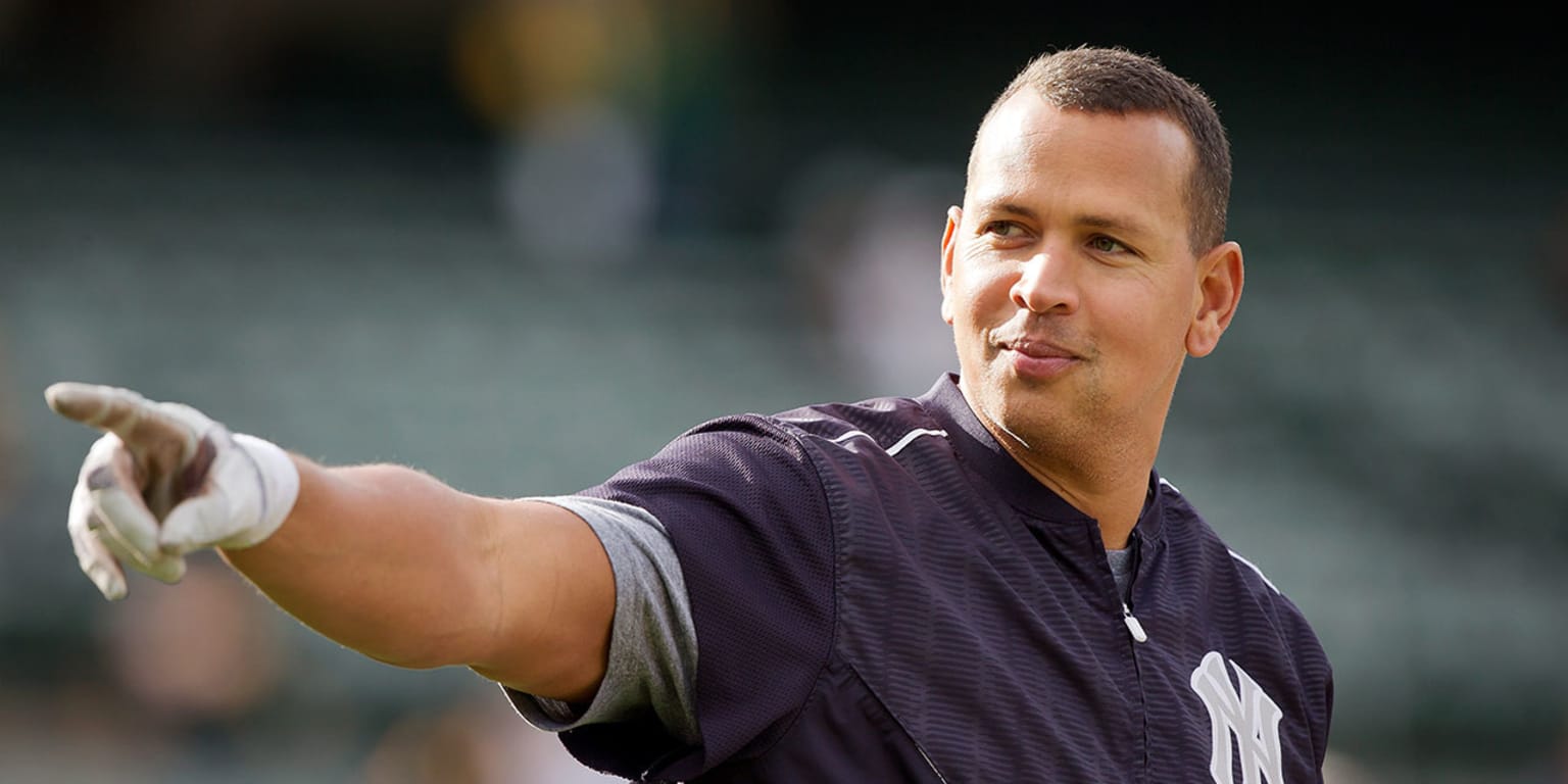 Alex Rodriguez practicing at first base
