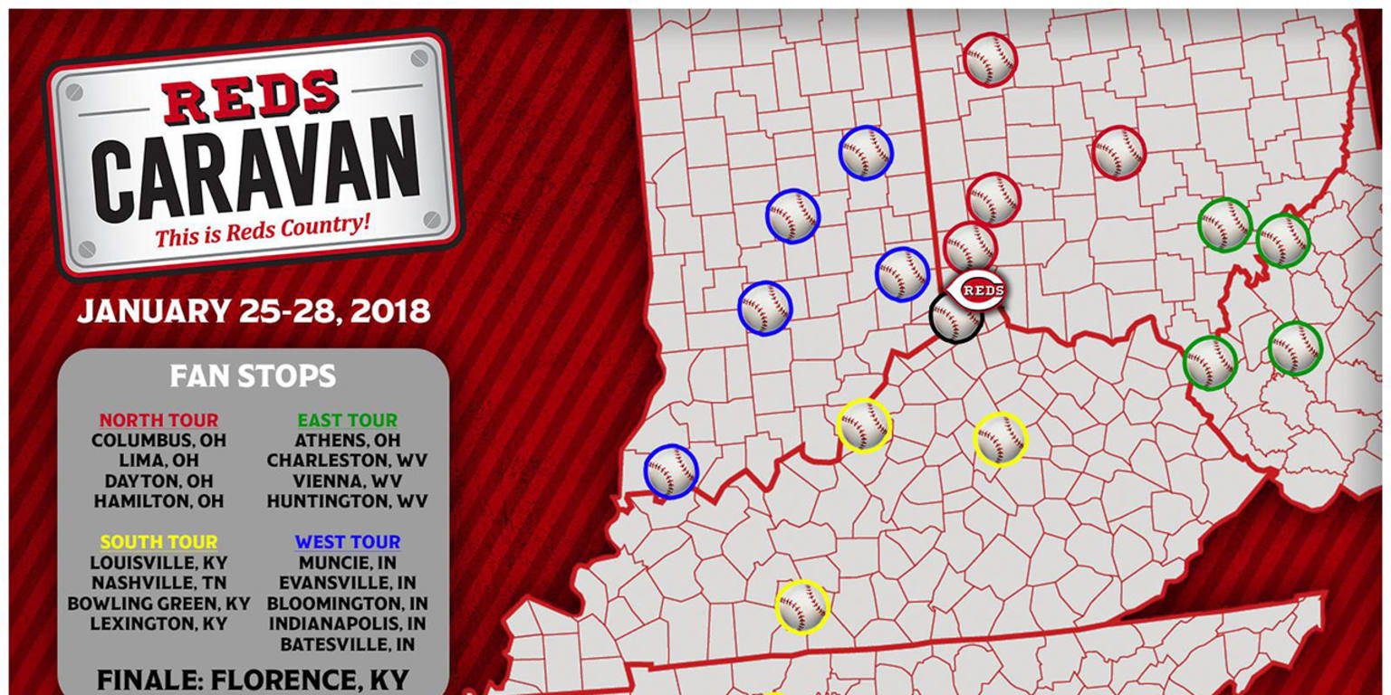 Reds announce 2018 Caravan schedule