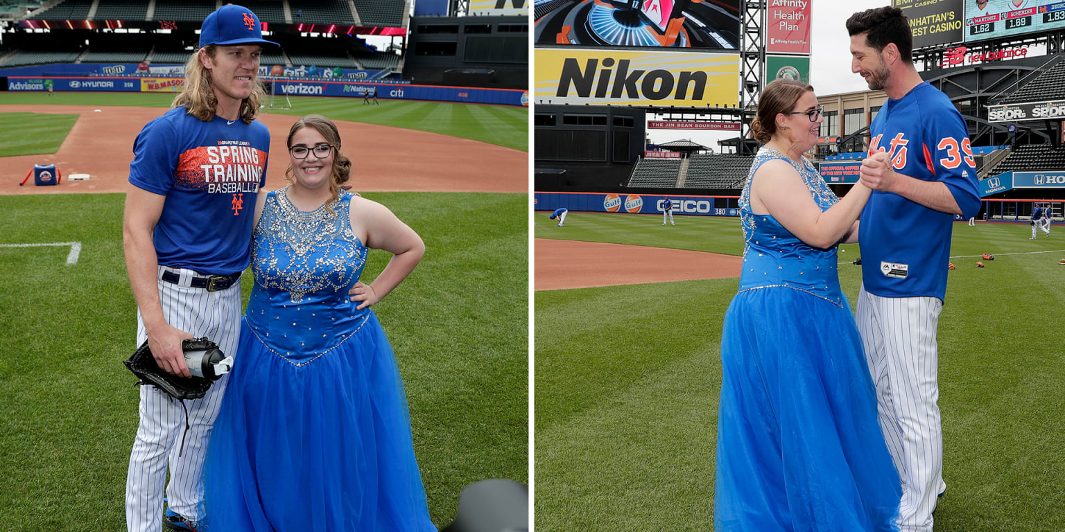 Callie Quinn takes prom pictures at Citi Field