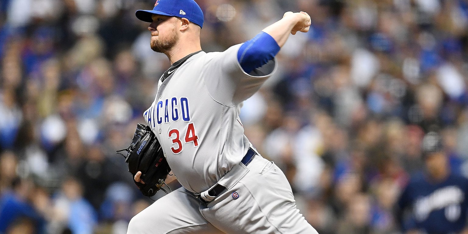 Jon Lester leads Cubs over Brewers in opener