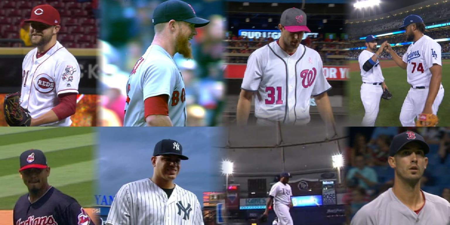 Here's every single pitch from all eight of 2017's immaculate innings ...