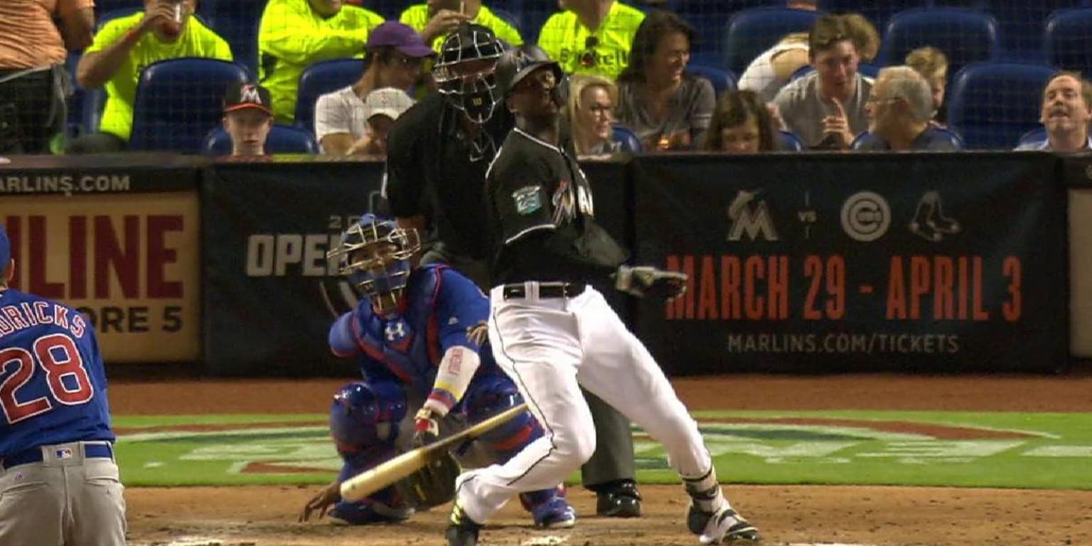 Lewis Brinson does it all in Marlins' win