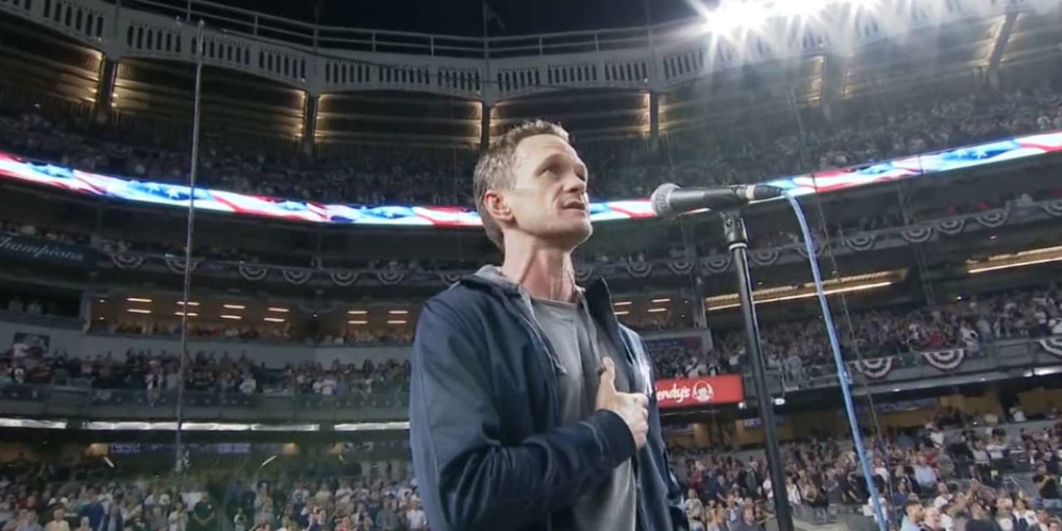 Neil Patrick Harris' national anthem performance at Yankee Stadium was ...