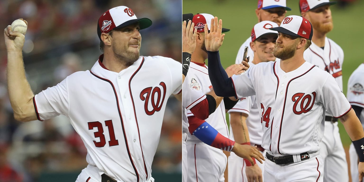Max Scherzer, Bryce Harper relish ASG in DC