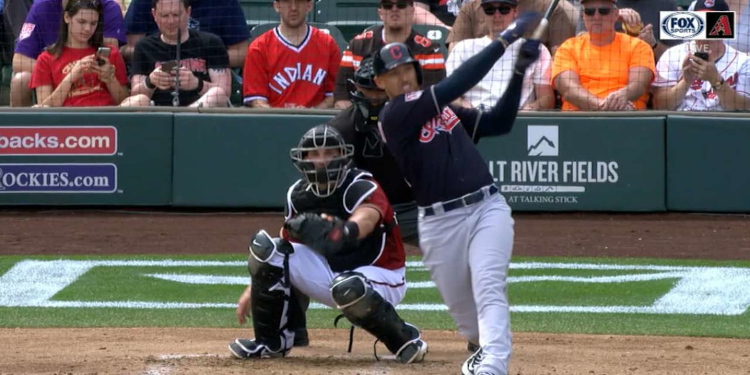 Trayce Thompson eyes spot in Indians outfield