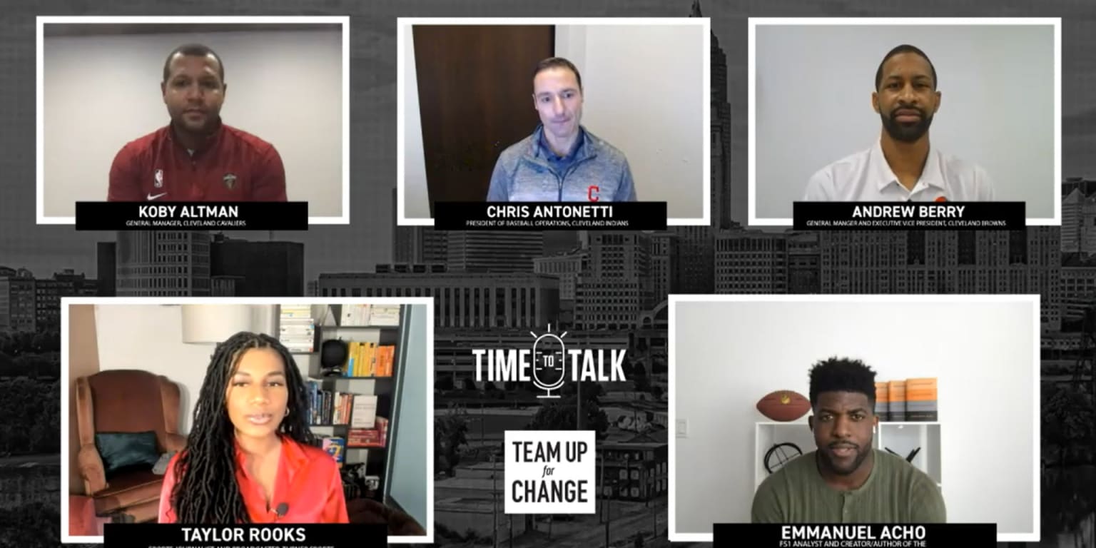 Chris Antonetti, Cleveland sports leaders discuss community alliance