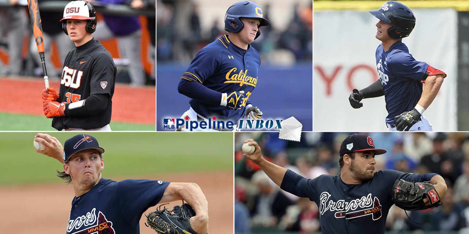 Who are the top three MLB Draft prospects?