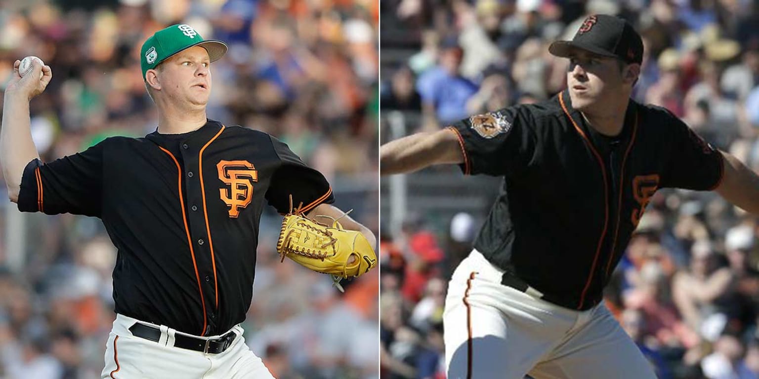 Matt Cain more mentor than rival for Ty Blach